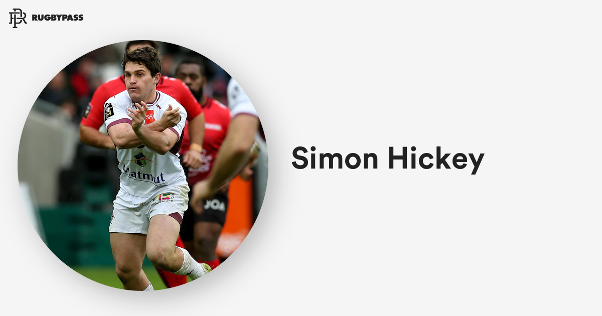 Simon Hickey Rugby | Simon Hickey News, Stats & Team | RugbyPass