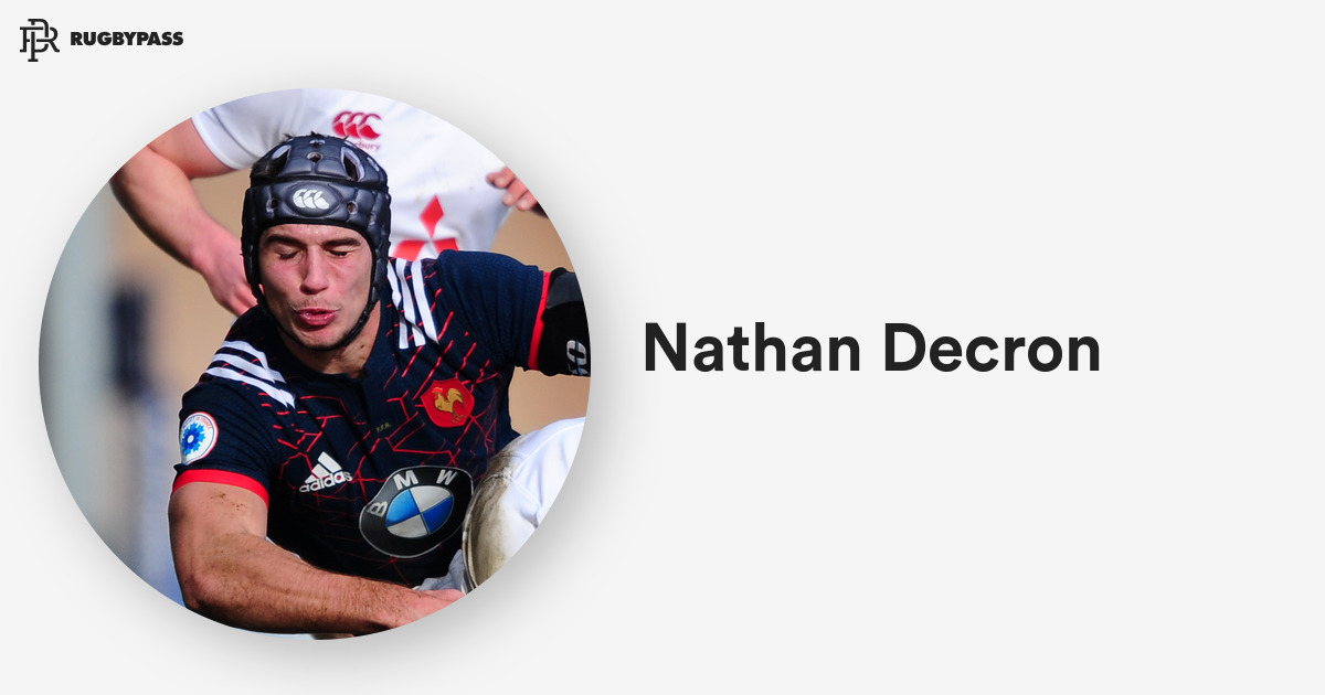 Nathan Decron Rugby | Nathan Decron News, Stats & Team | RugbyPass