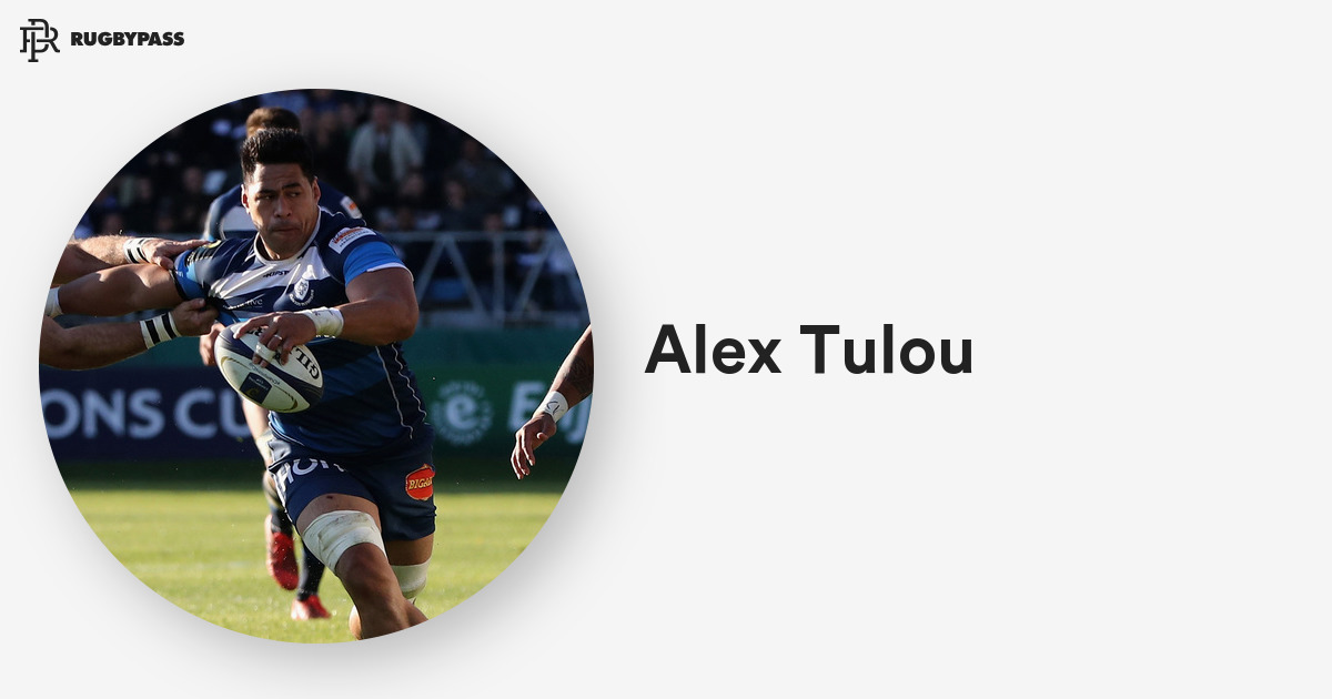 Alex Tulou Rugby | Alex Tulou News, Stats & Team | RugbyPass
