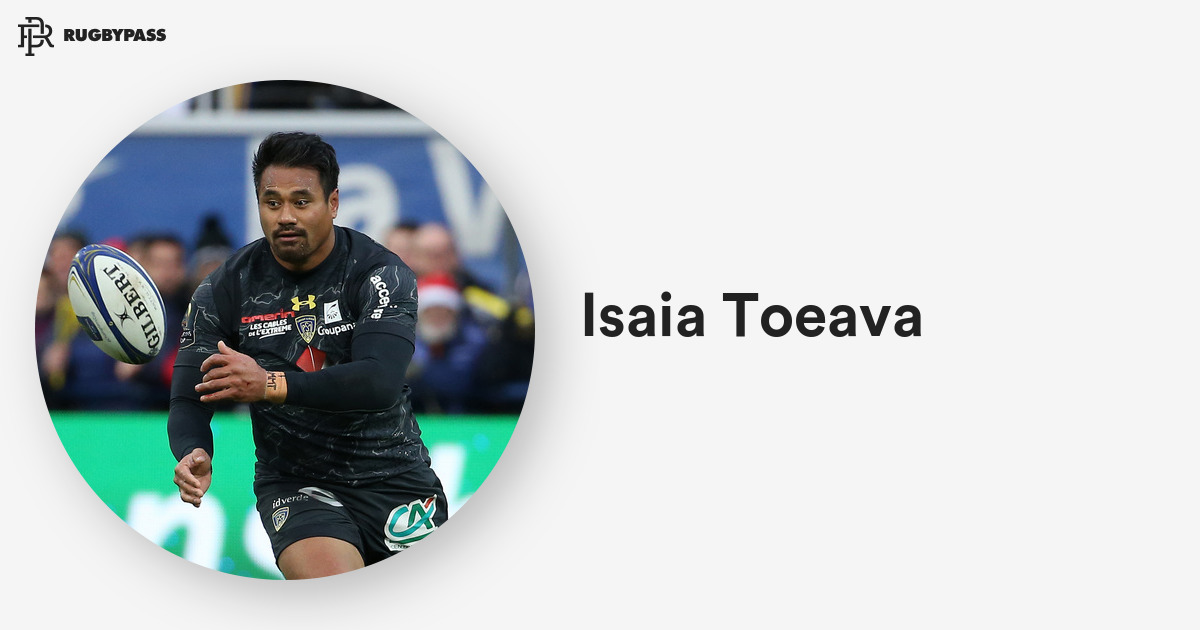 Isaia Toeava Rugby | Isaia Toeava News, Stats & Team | RugbyPass
