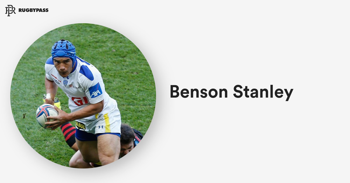 Benson Stanley Rugby | Benson Stanley News, Stats & Team | RugbyPass