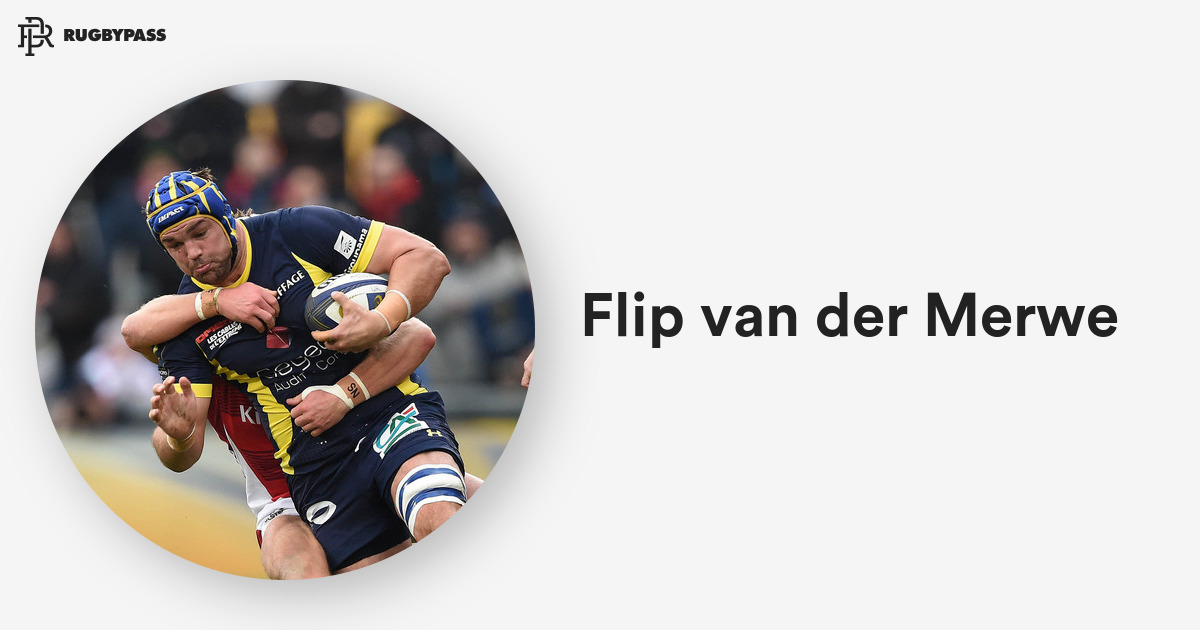 Flip van der Merwe Rugby | Flip van der Merwe News, Stats & Team ...