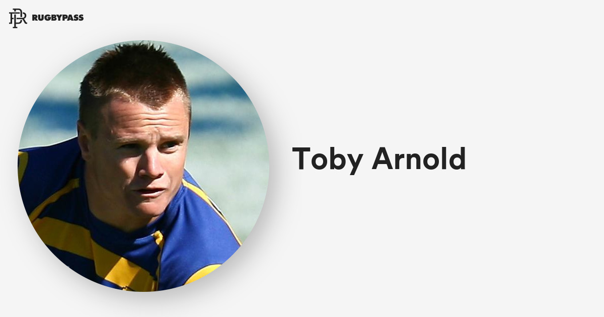 Toby Arnold Rugby | Toby Arnold News, Stats & Team | RugbyPass
