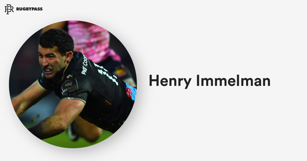 Henry Immelman Rugby | Henry Immelman News, Stats & Team | RugbyPass