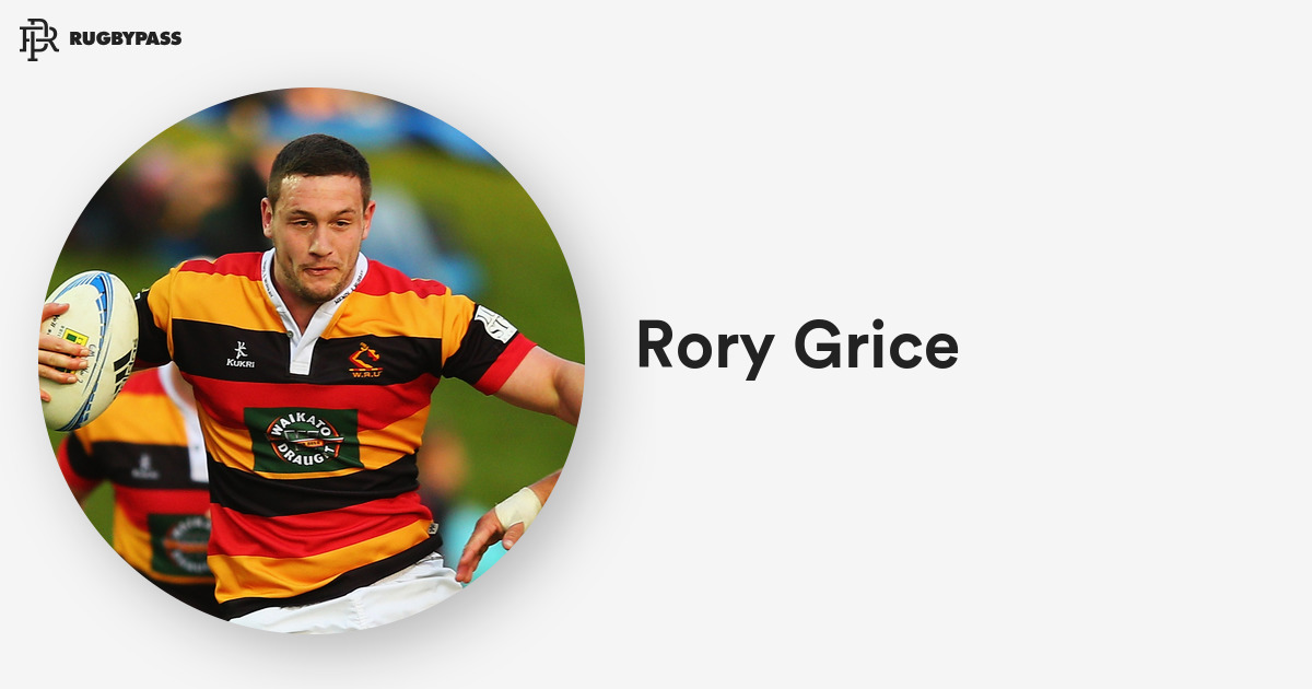Rory Grice Rugby | Rory Grice News, Stats & Team | RugbyPass