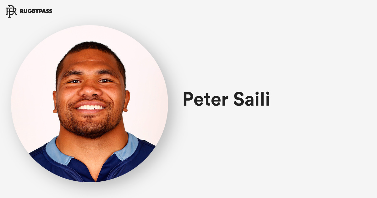 Peter Saili Rugby | Peter Saili News, Stats & Team | RugbyPass