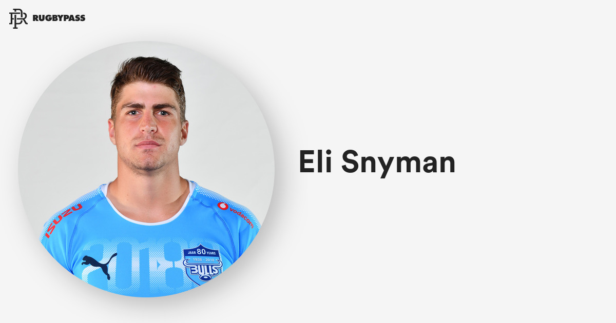 Eli Snyman Rugby | Eli Snyman News, Stats & Team | RugbyPass