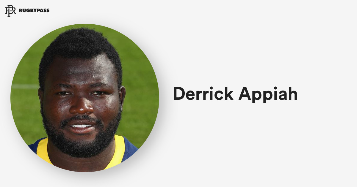 Derrick Appiah Rugby | Derrick Appiah News, Stats & Team | RugbyPass