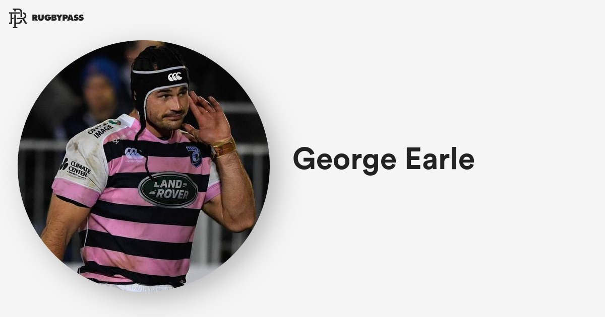 George Earle Rugby | George Earle News, Stats & Team | RugbyPass