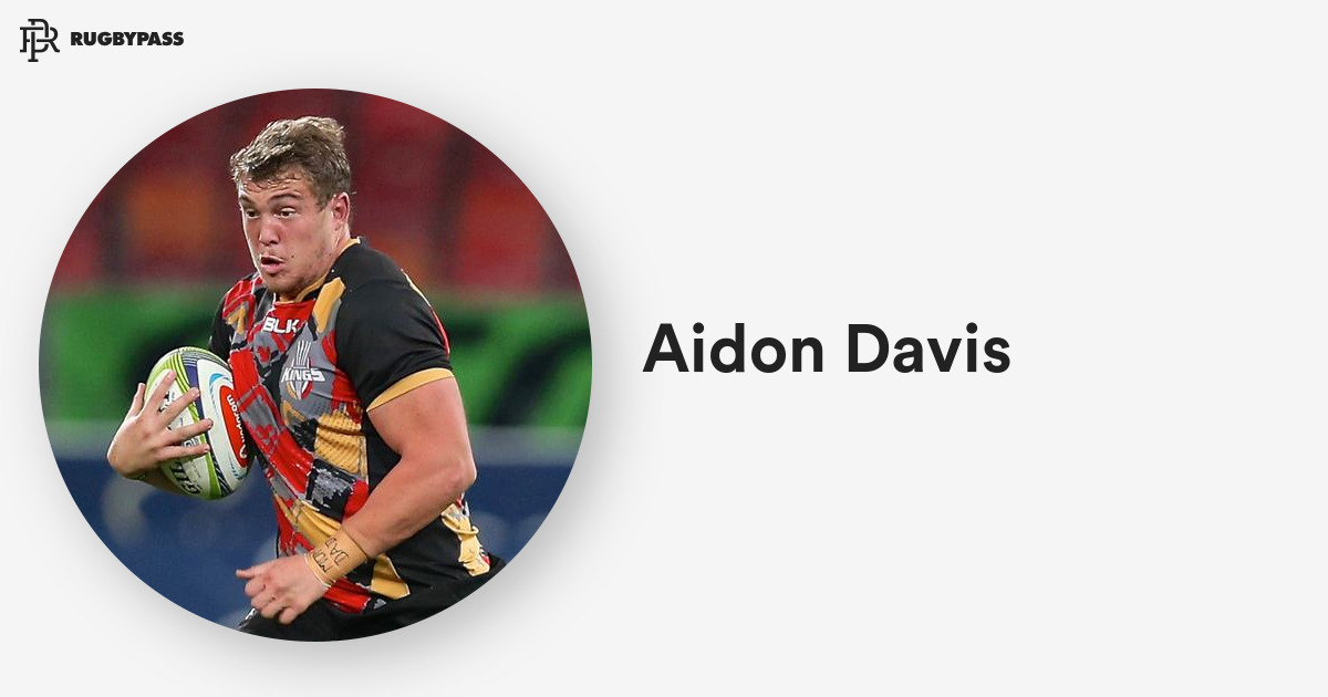 Aidon Davis Rugby | Aidon Davis News, Stats & Team | RugbyPass