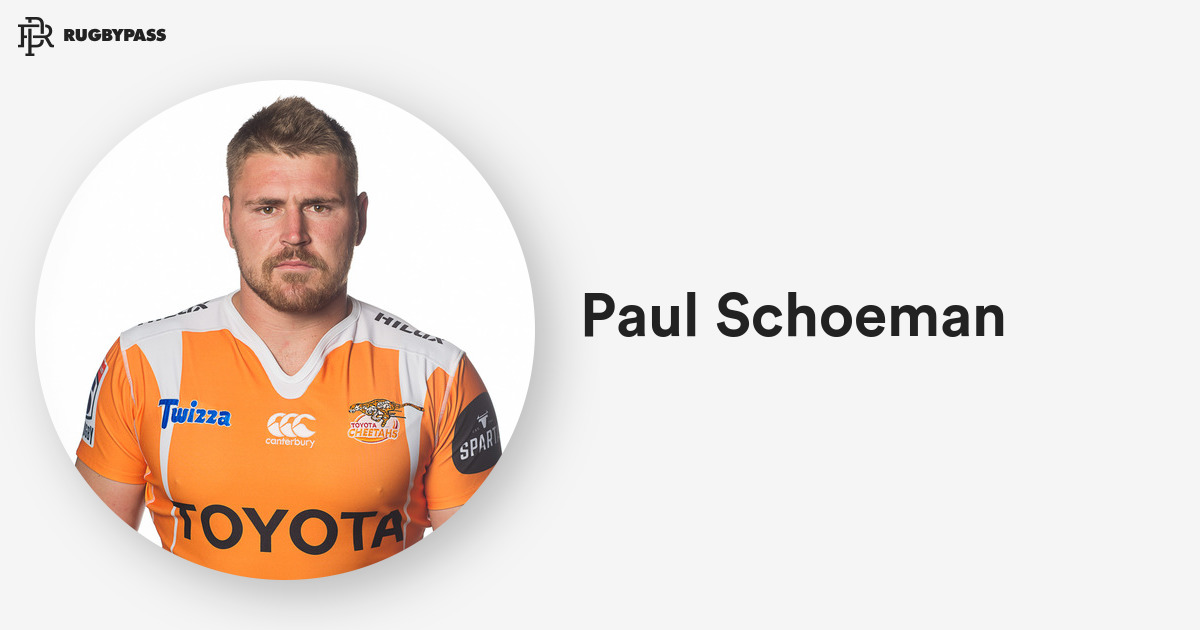 Paul Schoeman Rugby | Paul Schoeman News, Stats & Team | RugbyPass