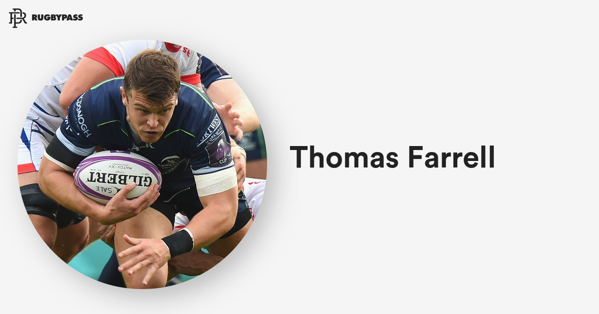 Thomas Farrell Rugby | Thomas Farrell News, Stats & Team | RugbyPass
