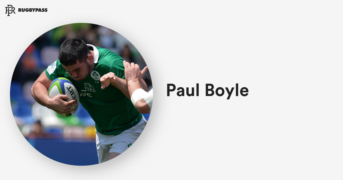 Paul Boyle Rugby | Paul Boyle News, Stats & Team | RugbyPass