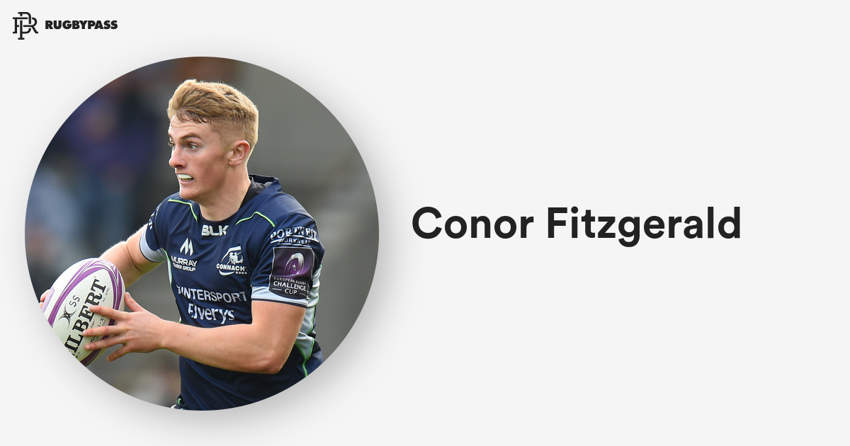 Conor Fitzgerald Rugby | Conor Fitzgerald News, Stats & Team | RugbyPass