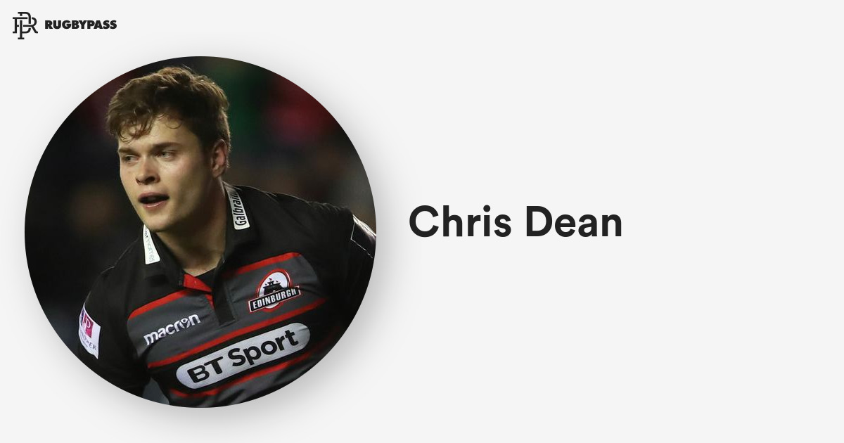Chris Dean Rugby | Chris Dean News, Stats & Team | RugbyPass
