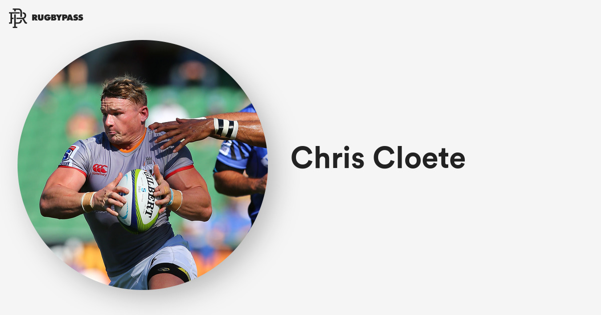 Chris Cloete Rugby | Chris Cloete News, Stats & Team | RugbyPass