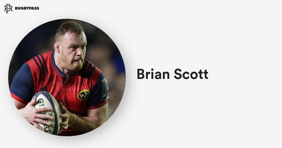 Brian Scott Rugby | Brian Scott News, Stats & Team | RugbyPass
