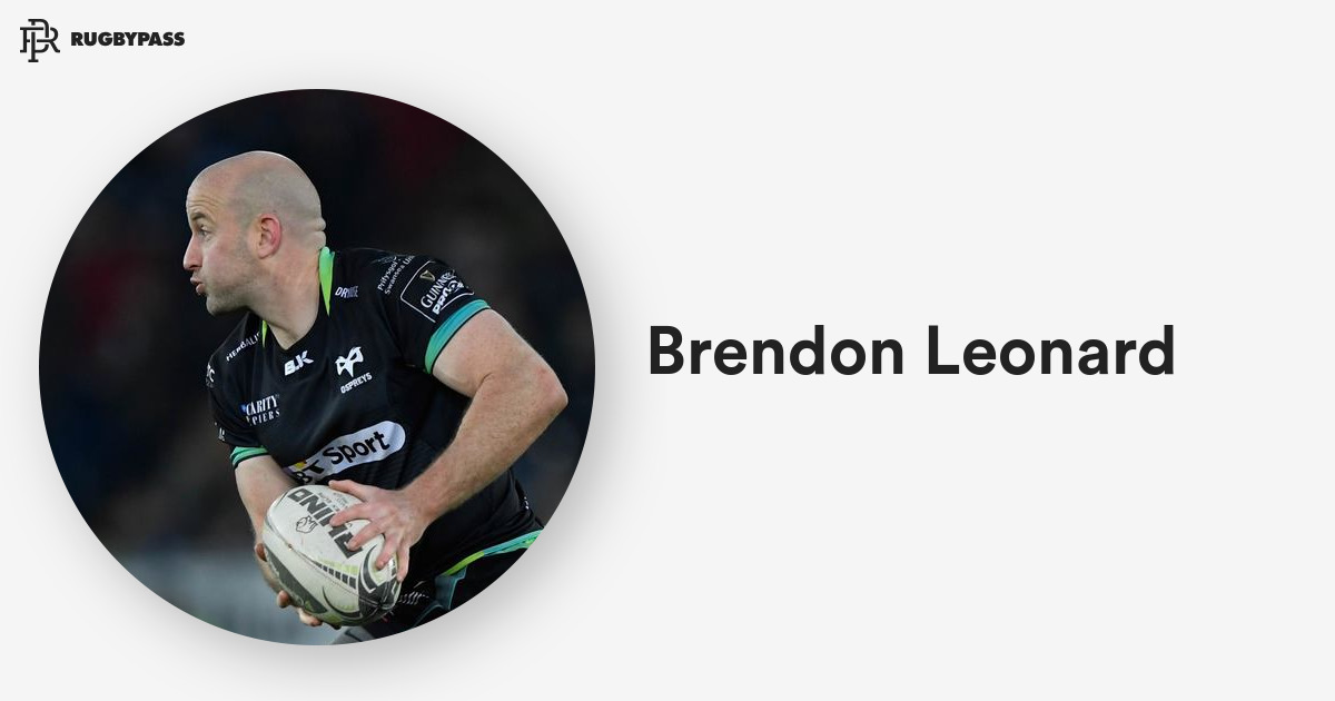 Brendon Leonard Rugby | Brendon Leonard News, Stats & Team | RugbyPass
