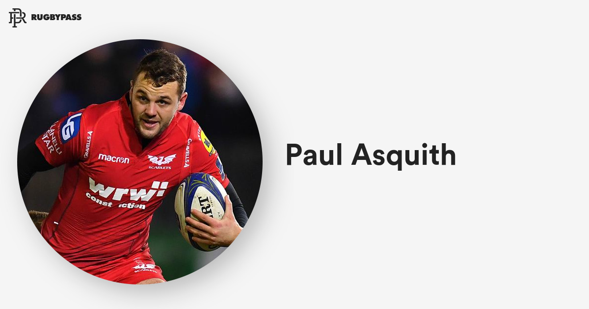 Paul Asquith Rugby | Paul Asquith News, Stats & Team | RugbyPass