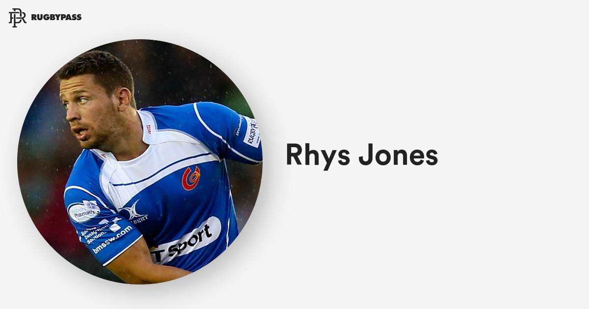 Rhys Jones Rugby | Rhys Jones News, Stats & Team | RugbyPass