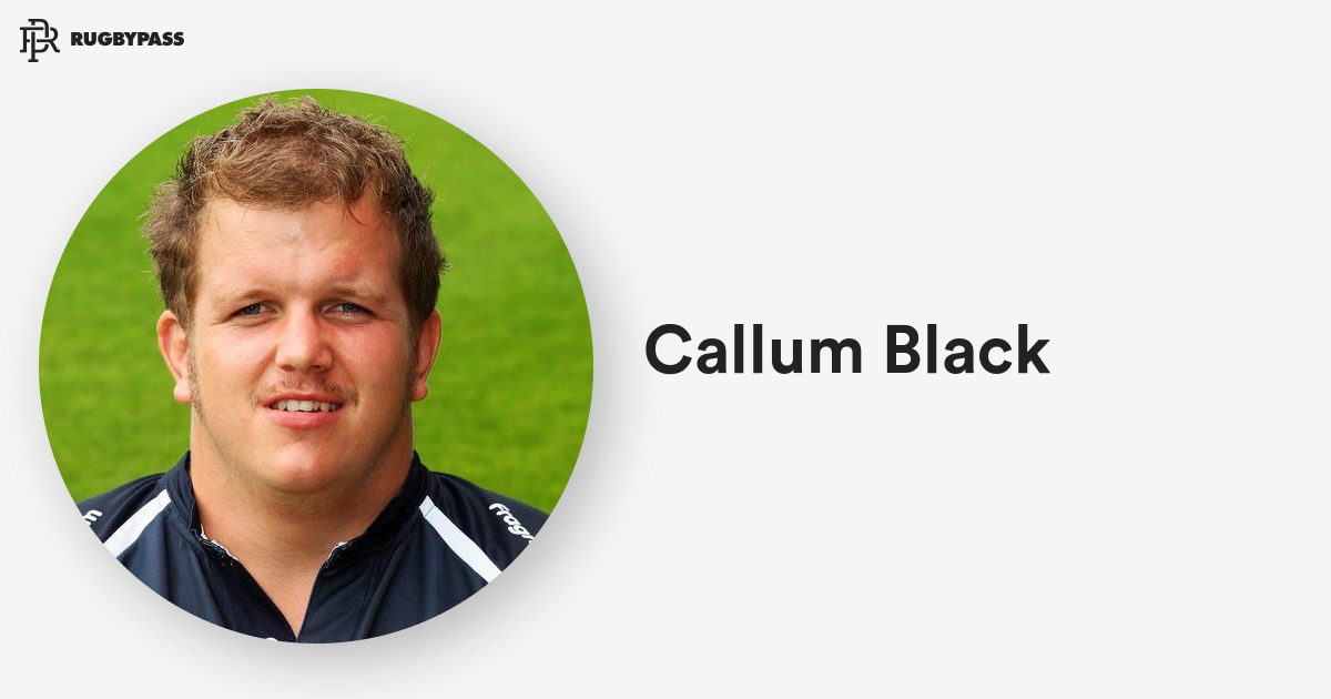 Callum Black Rugby | Callum Black News, Stats & Team | RugbyPass