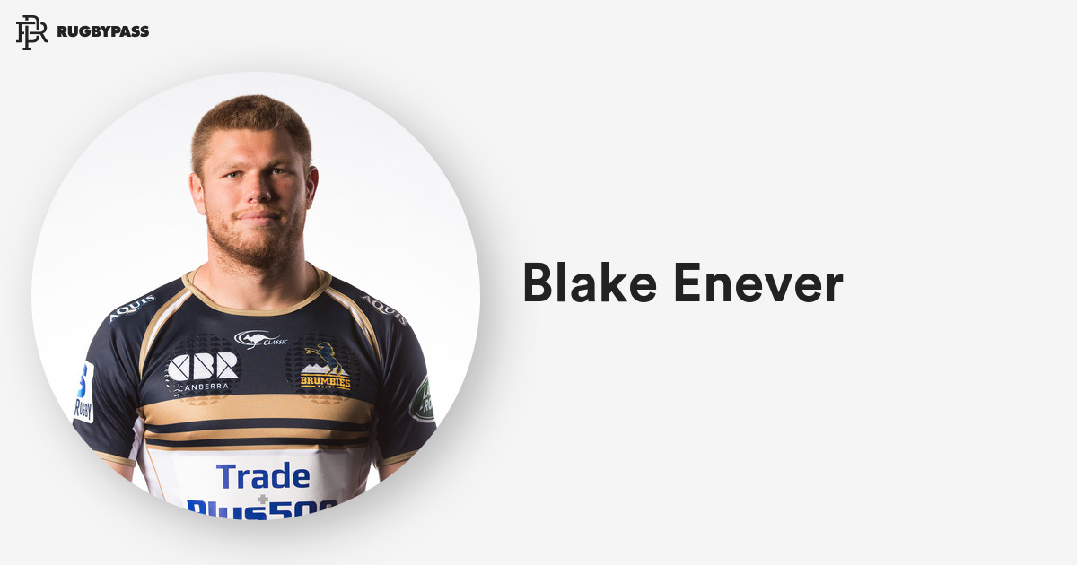 Blake Enever Rugby | Blake Enever News, Stats & Team | RugbyPass
