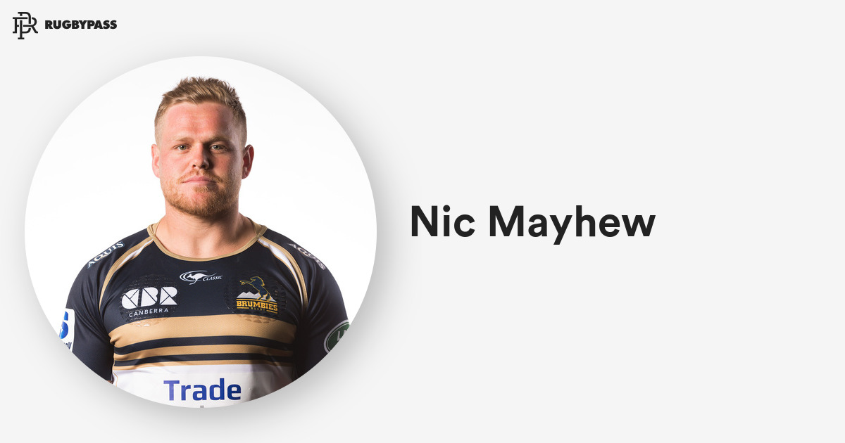 Nic Mayhew Rugby | Nic Mayhew News, Stats & Team | RugbyPass