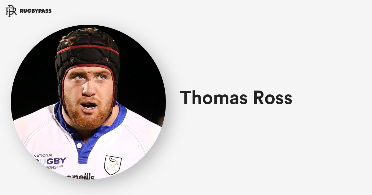 Thomas Ross Rugby | Thomas Ross News, Stats & Team | RugbyPass