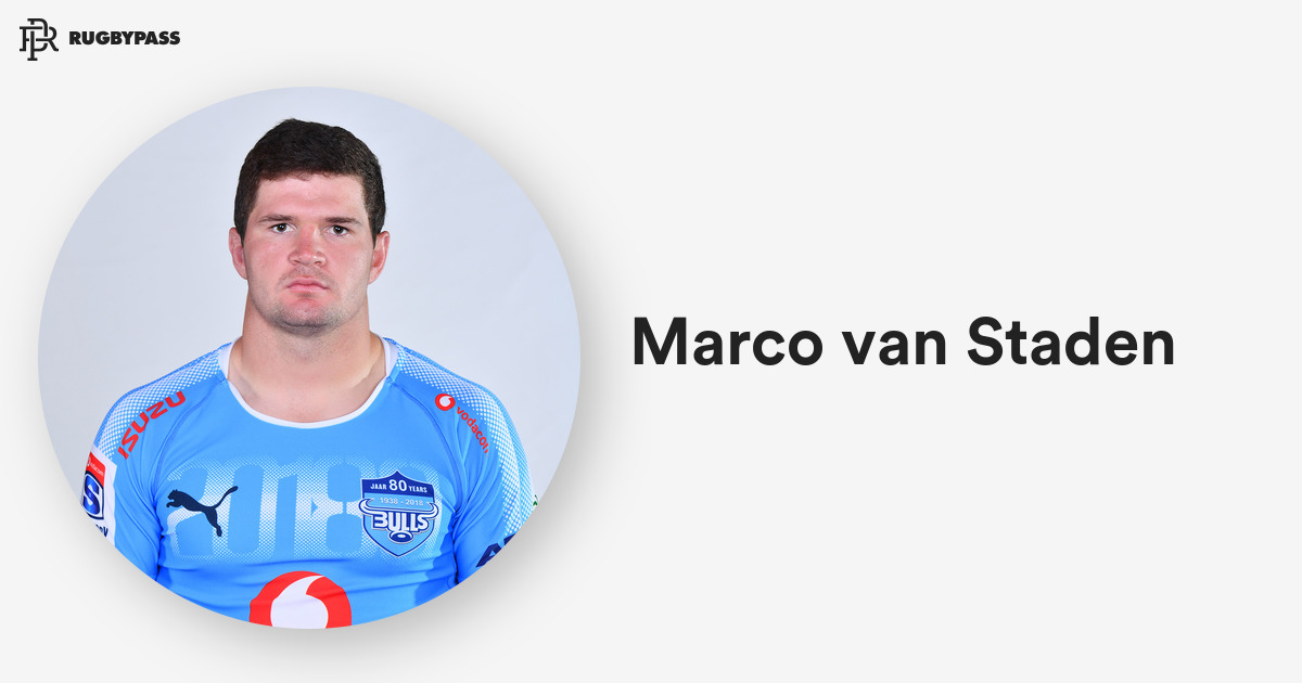 Marco van Staden Rugby | Marco van Staden News, Stats & Team | RugbyPass