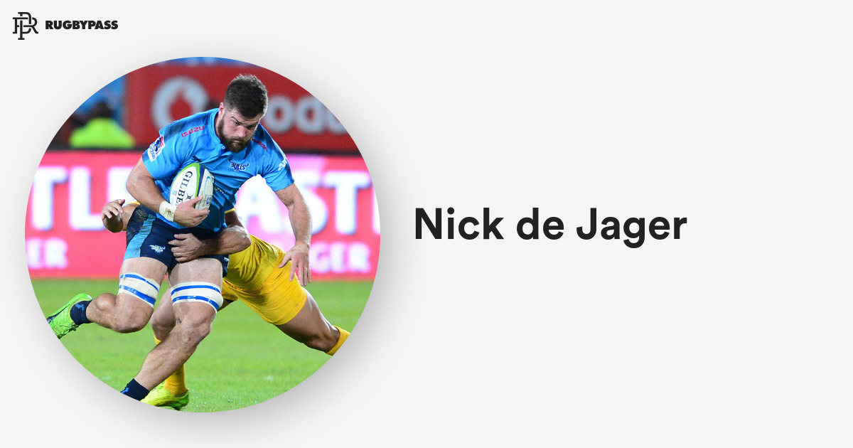 Nick de Jager Rugby | Nick de Jager News, Stats & Team | RugbyPass