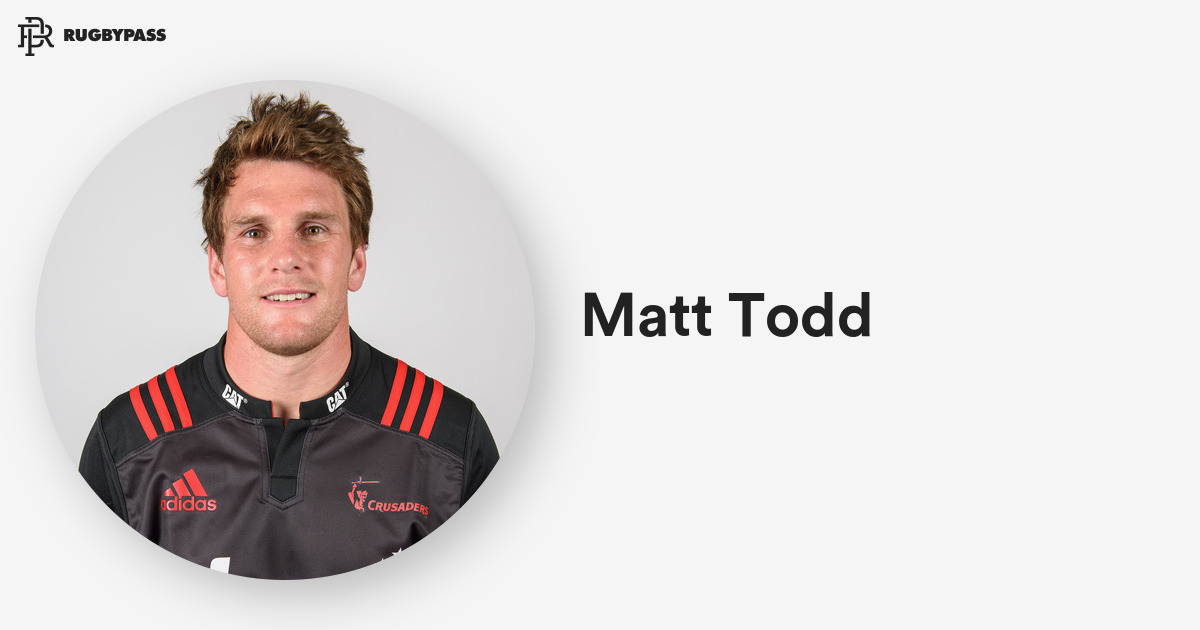 Matt Todd Rugby | Matt Todd News, Stats & Team | RugbyPass