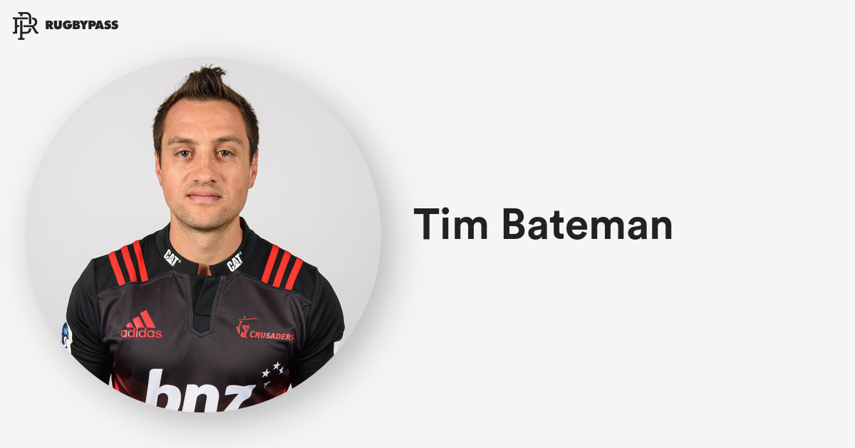 Tim Bateman Rugby | Tim Bateman News, Stats & Team | RugbyPass