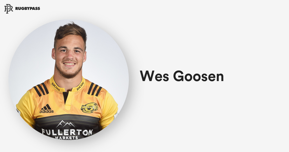 Wes Goosen Rugby | Wes Goosen News, Stats & Team | RugbyPass