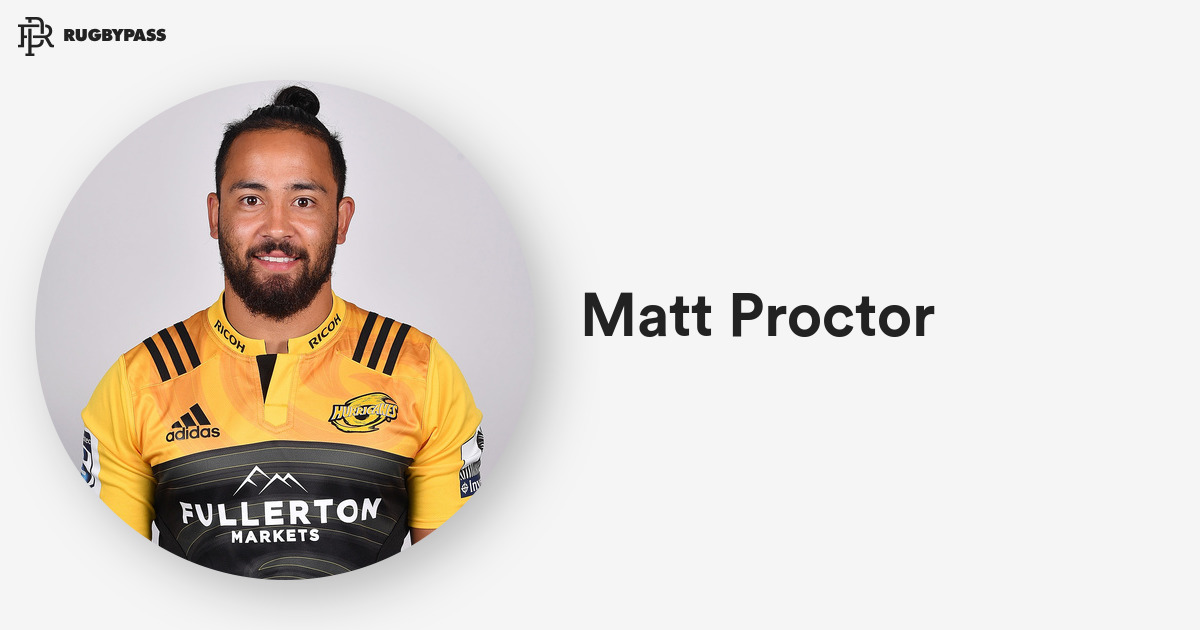 Matt Proctor Rugby | Matt Proctor News, Stats & Team | RugbyPass