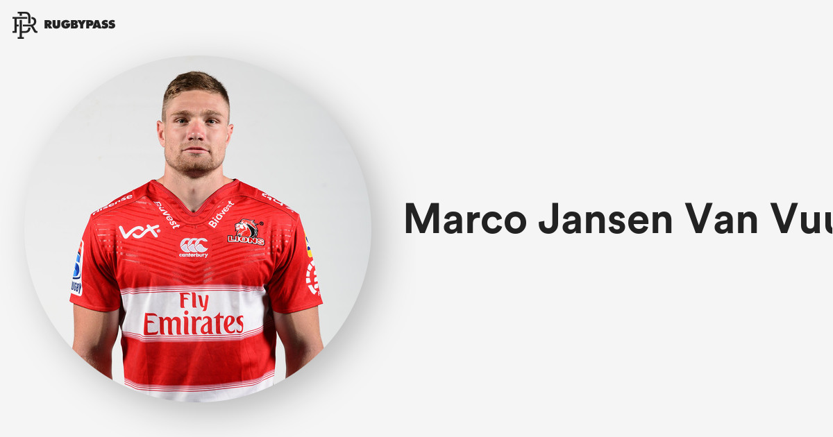Marco Jansen van Vuren Rugby | Marco Jansen van Vuren News, Stats ...