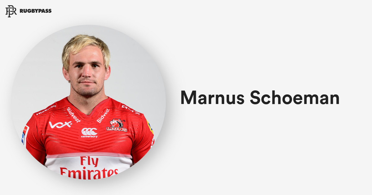 Marnus Schoeman Rugby | Marnus Schoeman News, Stats & Team | RugbyPass