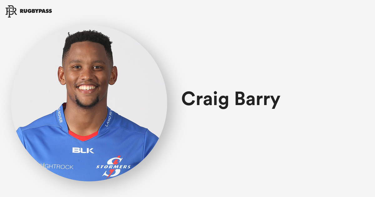 Craig Barry Rugby | Craig Barry News, Stats & Team | RugbyPass