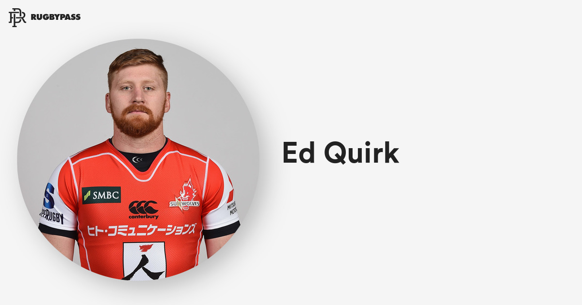 Ed Quirk Rugby | Ed Quirk News, Stats & Team | RugbyPass