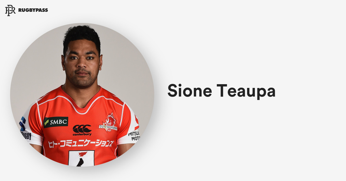 Sione Teaupa Rugby | Sione Teaupa News, Stats & Team | RugbyPass
