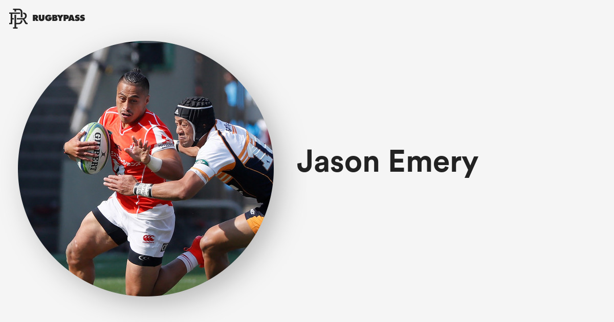 Jason Emery Rugby | Jason Emery News, Stats & Team | RugbyPass