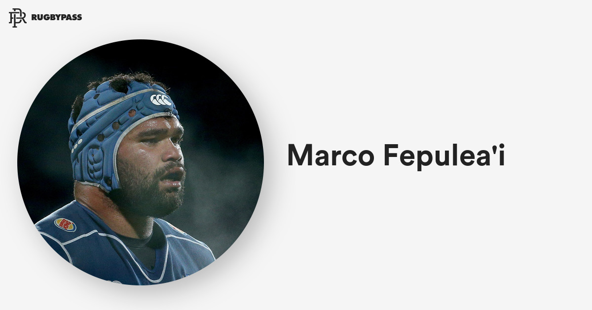 Marco Fepulea'i Rugby | Marco Fepulea'i News, Stats & Team | RugbyPass