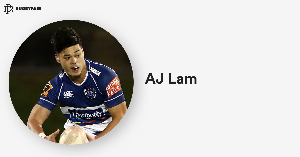 AJ Lam Rugby | AJ Lam News, Stats & Team | RugbyPass