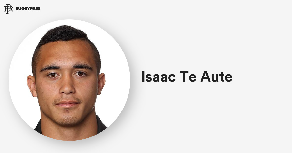 Isaac Te Aute Rugby | Isaac Te Aute News, Stats & Team | RugbyPass