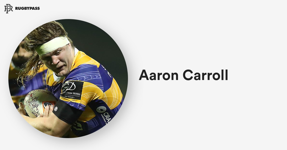 Aaron Carroll Rugby | Aaron Carroll News, Stats & Team | RugbyPass
