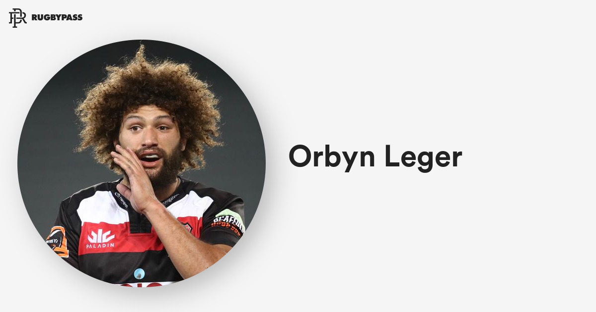 Orbyn Leger Rugby | Orbyn Leger News, Stats & Team | RugbyPass