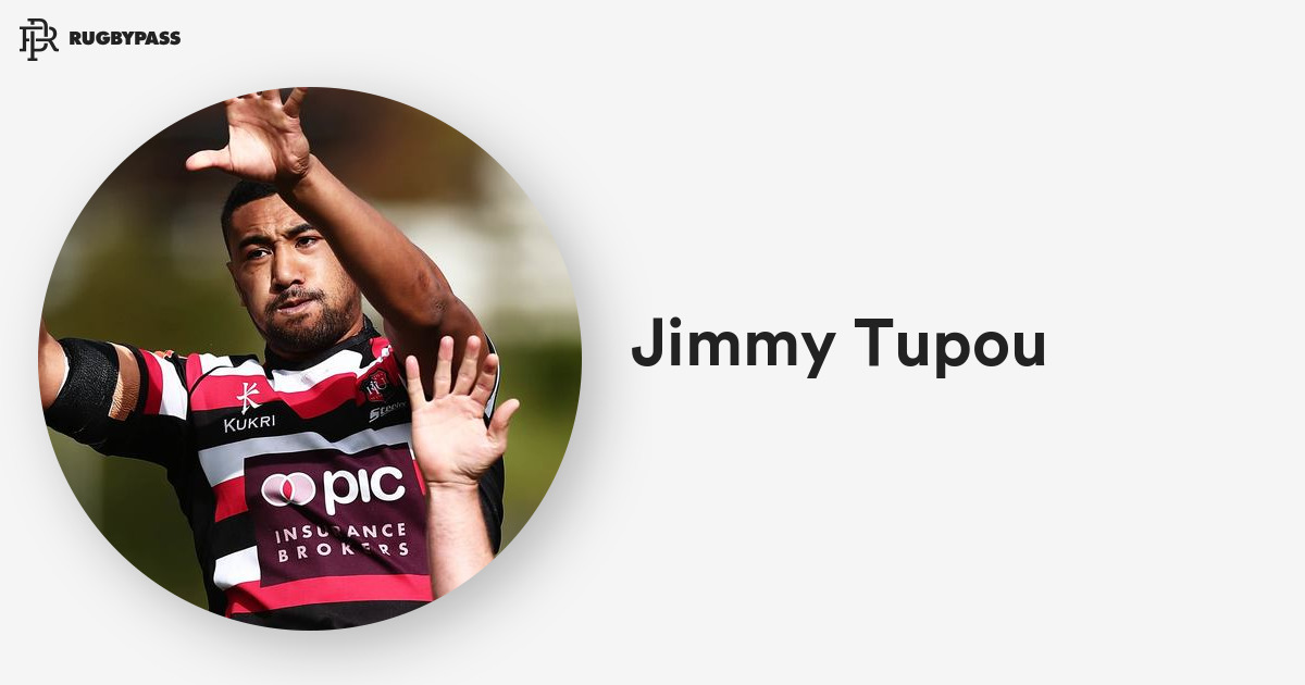 Jimmy Tupou Rugby | Jimmy Tupou News, Stats & Team | RugbyPass