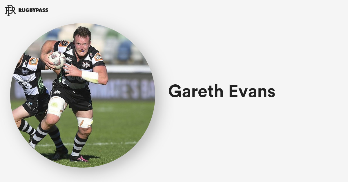 Gareth Evans Rugby | Gareth Evans News, Stats & Team | RugbyPass