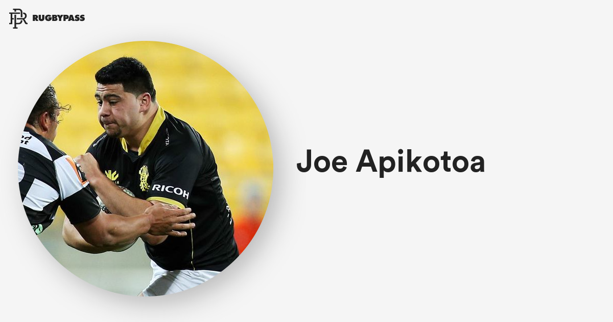 Joe Apikotoa Rugby | Joe Apikotoa News, Stats & Team | RugbyPass