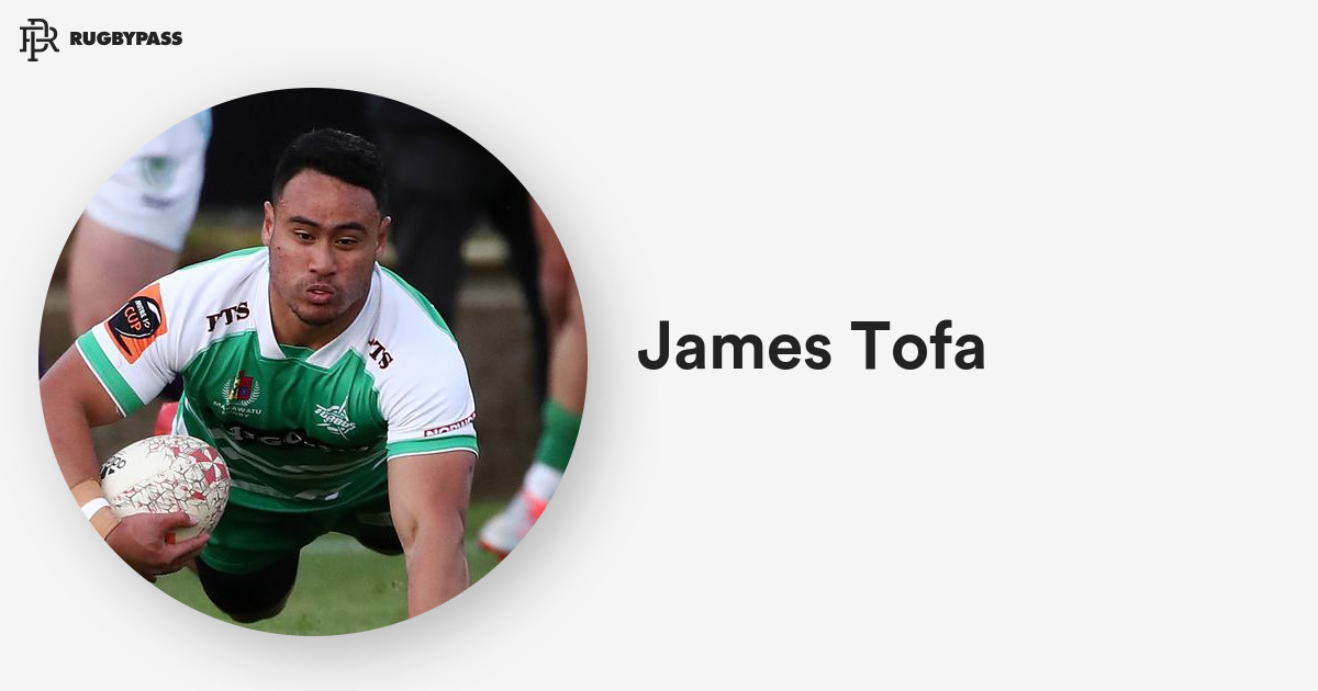 James Tofa Rugby | James Tofa News, Stats & Team | RugbyPass