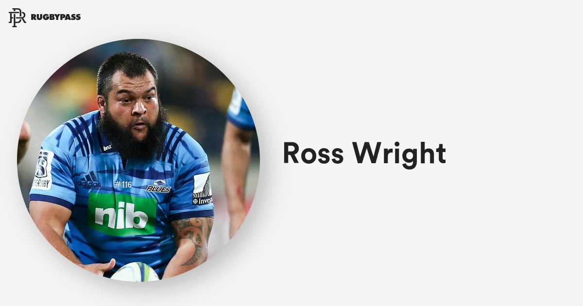 Ross Wright Rugby | Ross Wright News, Stats & Team | RugbyPass